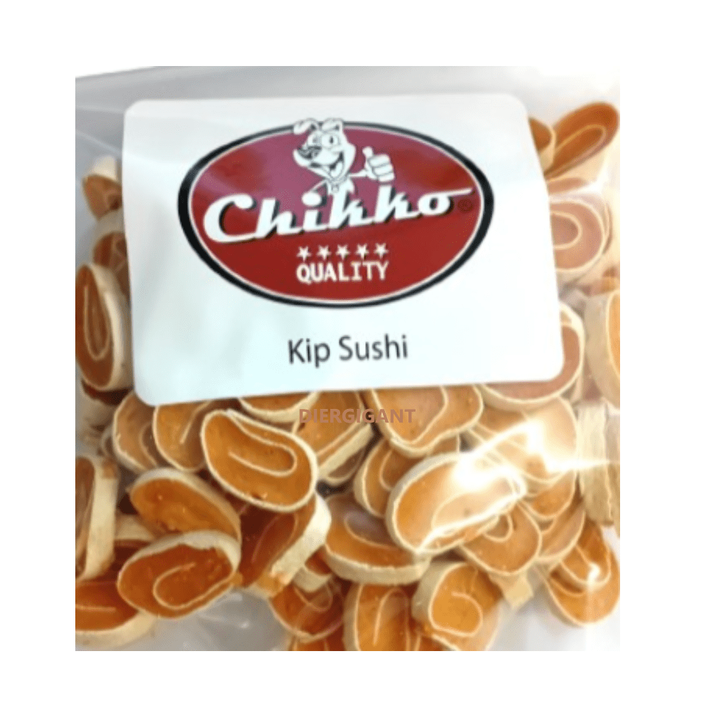 Chikko Quality - Kip Sushi met Kabeljauw - 100% Natuurlijke Snack - 30 ...